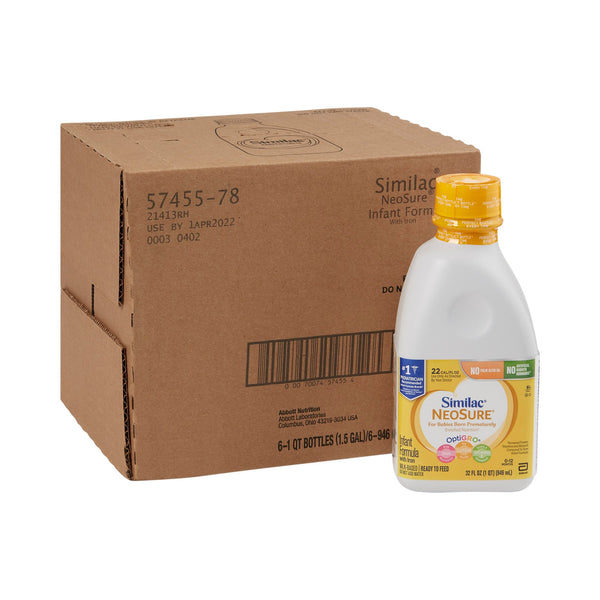Similac® NeoSure® Infant Formula, 32-ounce bottle Similac® NeoSure ...