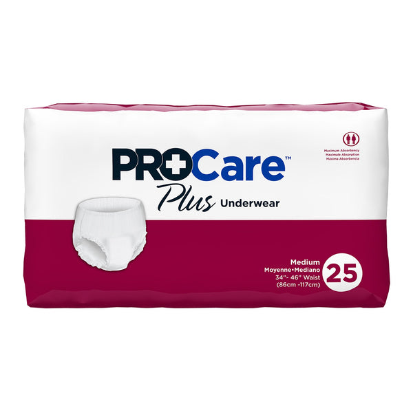 ProCare Plus Protective Underwear, Moderate Absorbency, Pull Up ProCare ...
