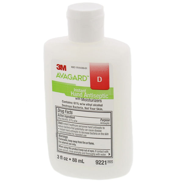 3M Avagard D Hand Antiseptic with Moisturizers, 3 fl oz Bottle - Buy 3M ...