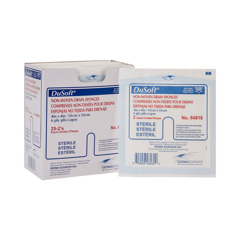 Dumex IV/Drain Split Dressing, 4 x 4 Inch - Buy Gentell Sponges and ...