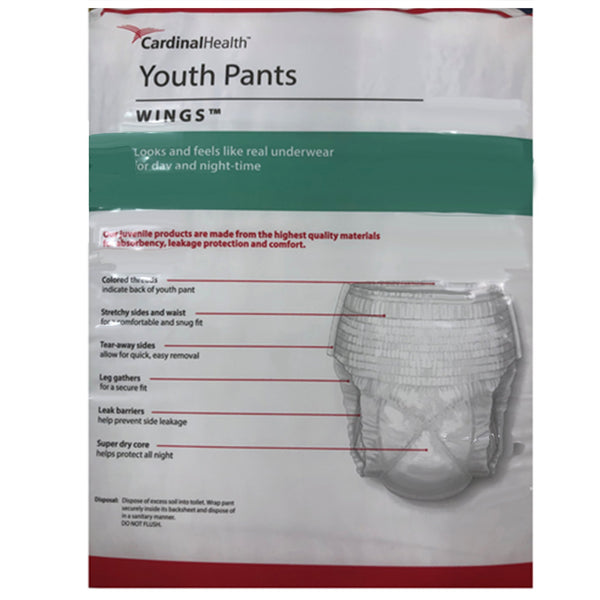 Curity Youth Pants, Unisex, Disposable, Tear Away Seams - Buy Cardinal ...