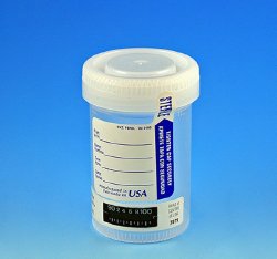 Globe Scientific Specimen Container with Temperature Strip, 90 mL - Buy ...
