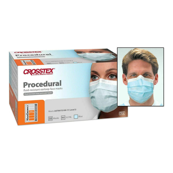 procedure mask sps medical supply one size Blue | HotCold Motion Compress